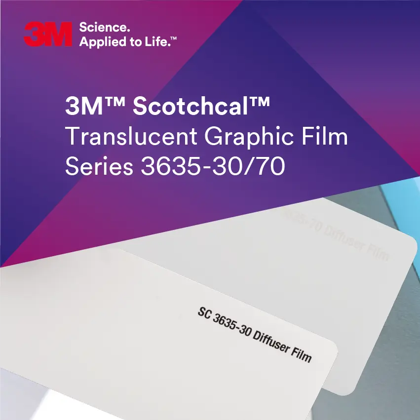 3M™ Scotchcal™ 3635-30/70 Diffusionsfolie | Premiumkvalitet