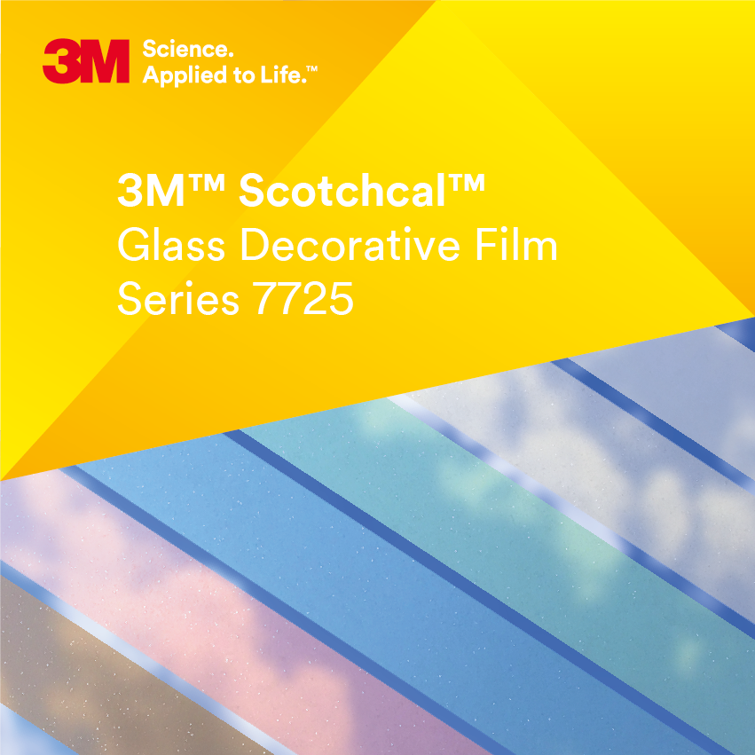 3M™ Scotchcal™ 7725 | Frostad glasdekorfolie