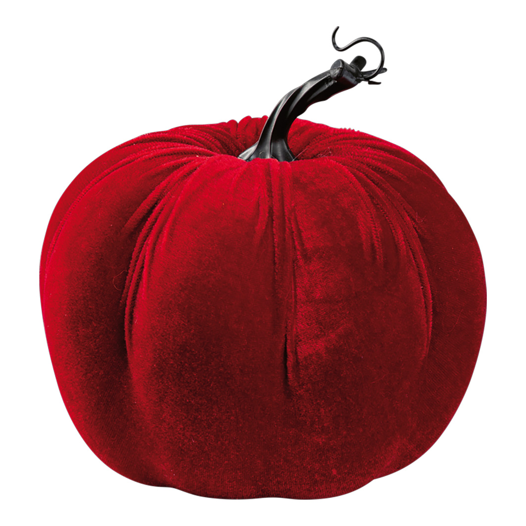 Pumpa Vinröd i Sammet 15cm