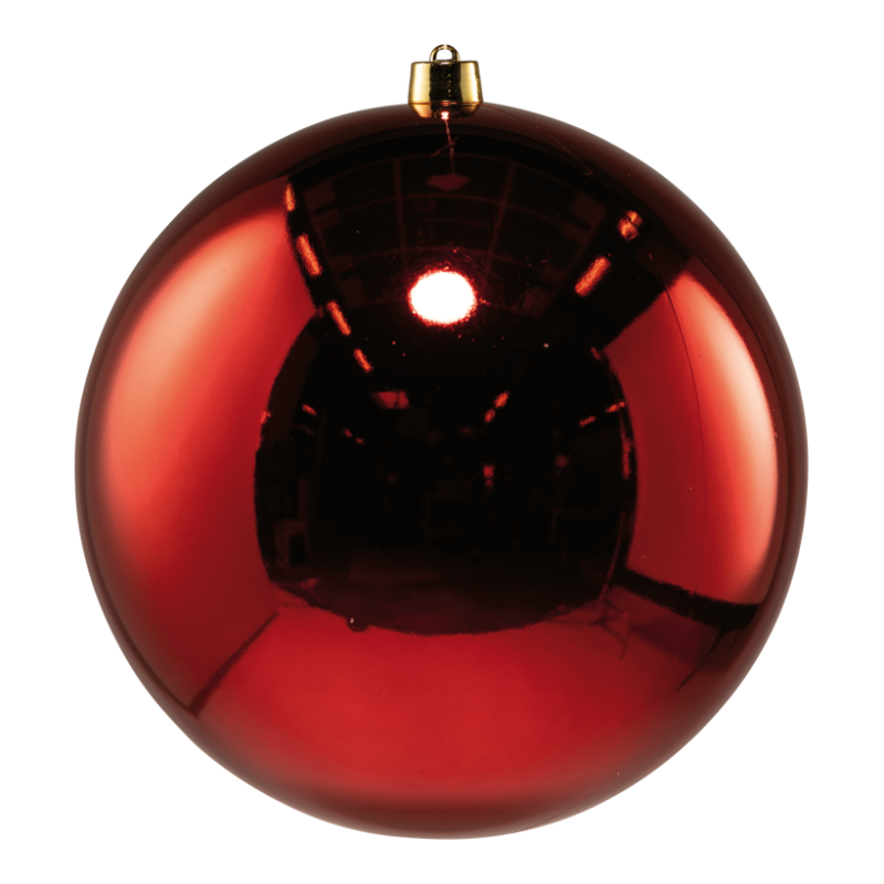 Röda Julgranskulor | Blank och matt